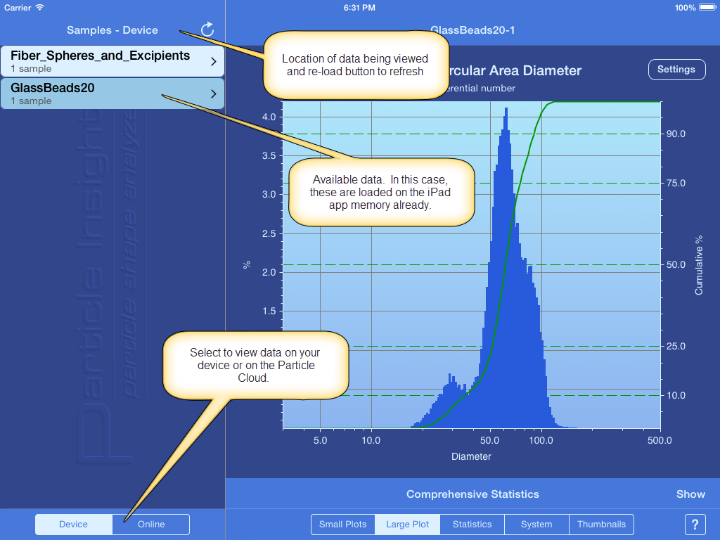 iPad - Particle Shape