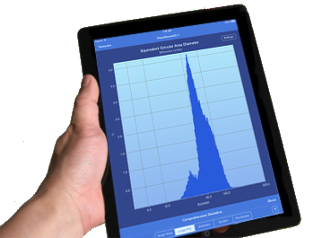 iPhone/iPad App - Particle Shape Particle Size