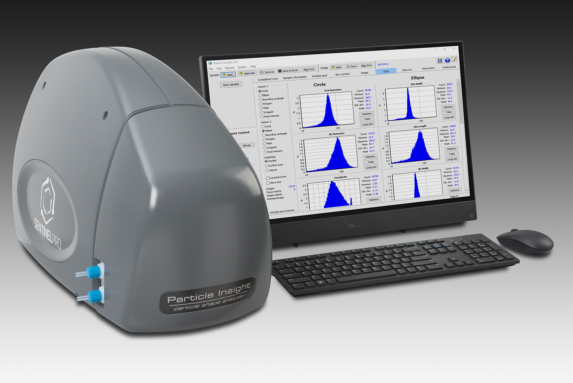 Home version one - Particle Shape Particle Size