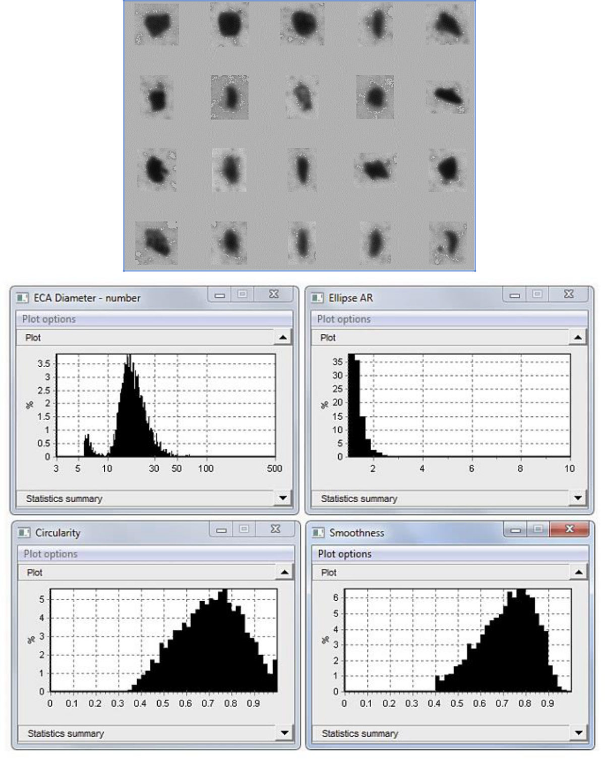 How different particle shapes impact results using different techniques